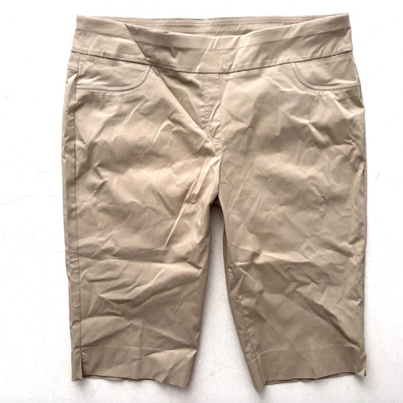 Ruby Rd. | Pants & Jumpsuits | Ruby Rd Nwt Khaki Clamdigger Capri Pull On Pant Pants 24w | Poshmark